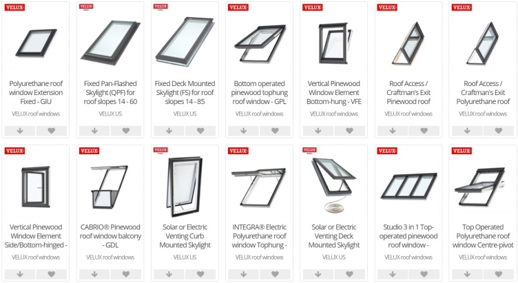 Компания VELUX опубликовала новые CAD и BIM объекты - мансардные окна ...